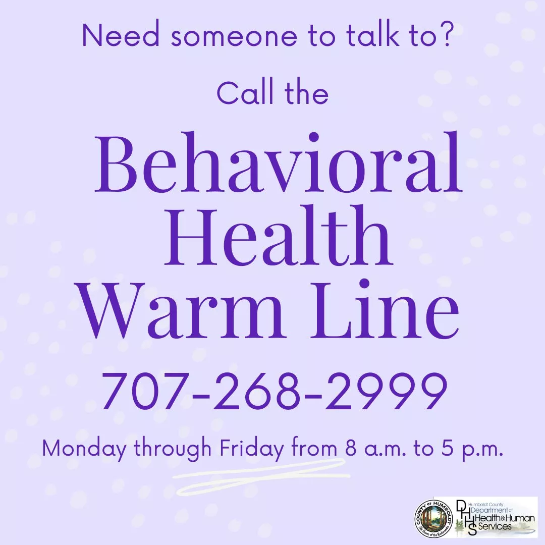 DHHS's Behavioral Health Warm Line is There to Listen