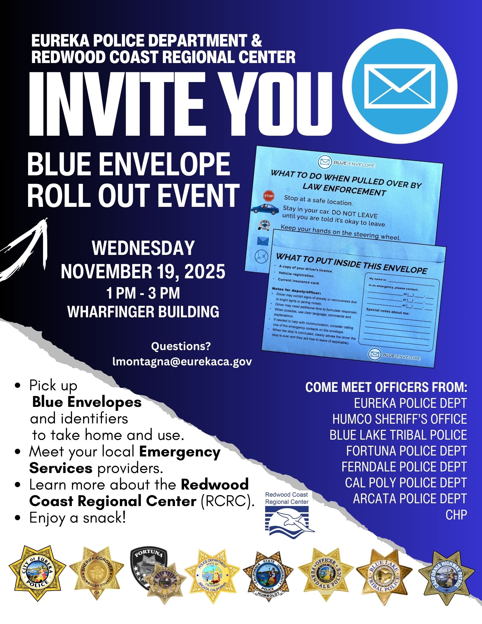 EPD Blue Envelope Program Roll-out Event Today - North Coast Journal